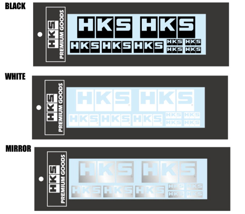 HKS LOGO Sticker a la carte BLACK – Intec Racing Shop