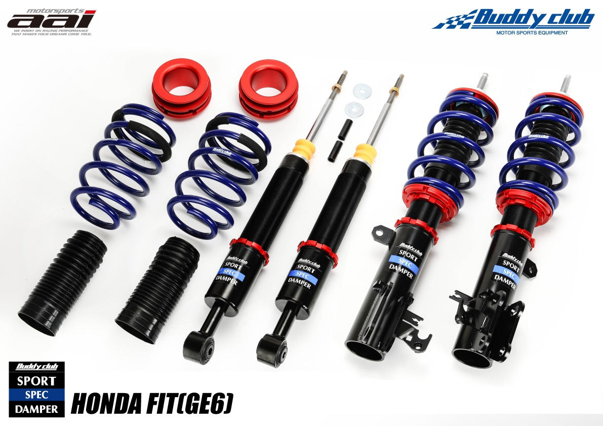 Buddy Club Sport Spec Damper Coilovers Kit Honda Fit 09+ GE/GK – Intec ...